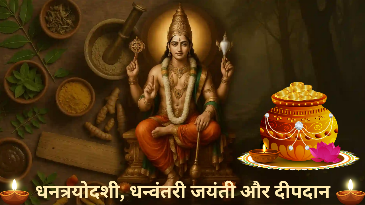 धनतेरस Dhanvantari Jayanti और Deep Daan : वेद-पुराणों में वर्णित महत्व ...