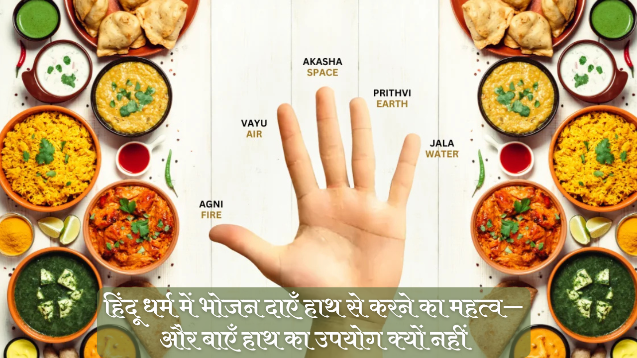 हिंदू धर्म: भोजन क्यों दाएँ हाथ से करें (right hand eating in Hinduism ...